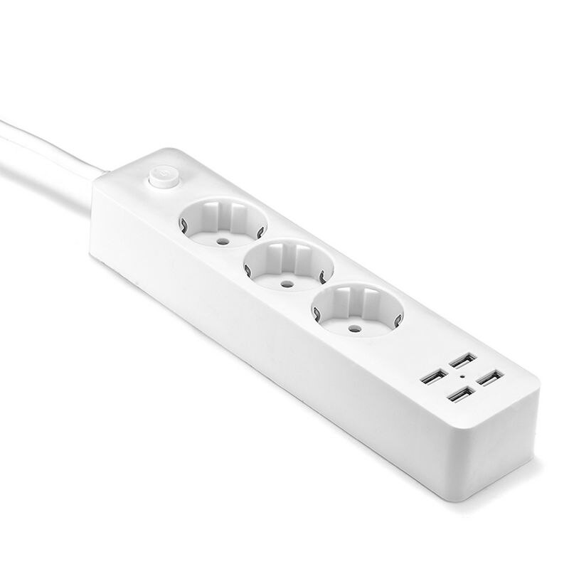Eu Stopcontact 3AC + 4 Usbpower Strip Elektrische ... – Vicedeal