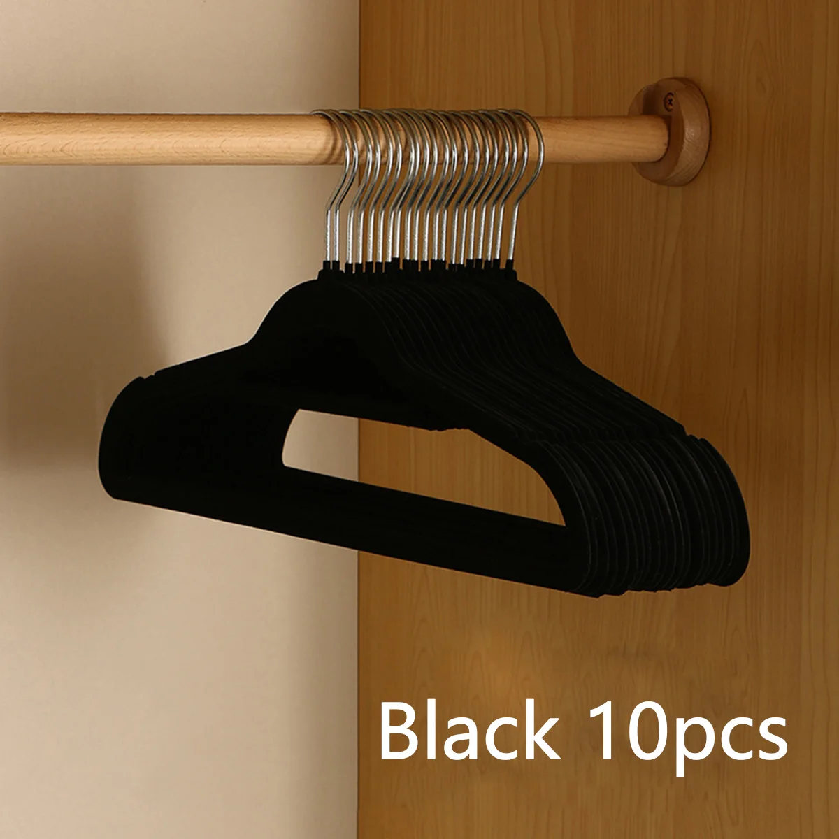 10pcs of High-End Velvet Clothes Hangers, Non-Slip... – Vicedeal