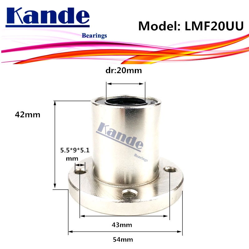 Lmf 20 uu 1 st/lot lmf 20uu rund fläns linjär kull... – Vicedeal