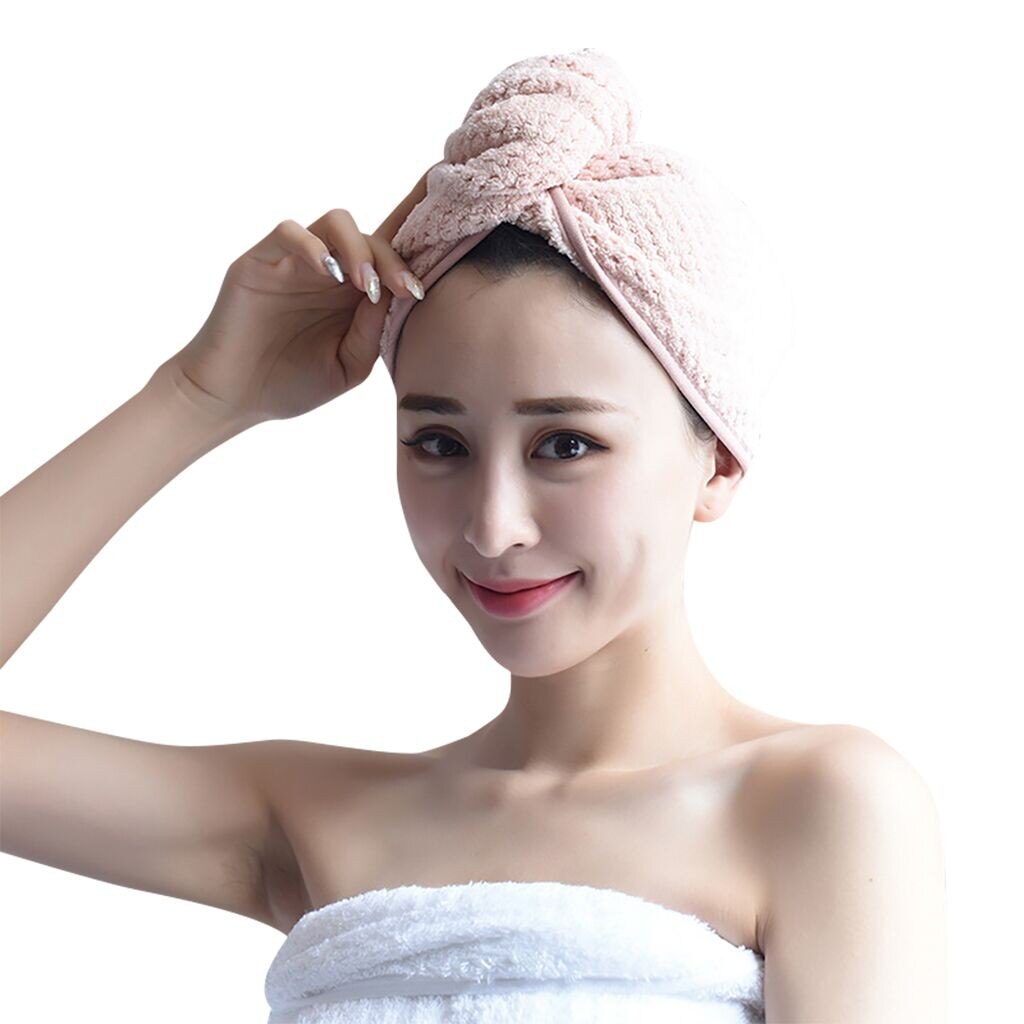 Microfiber Solid Quickly Dry Hair Hat Hair Turban ... – Grandado
