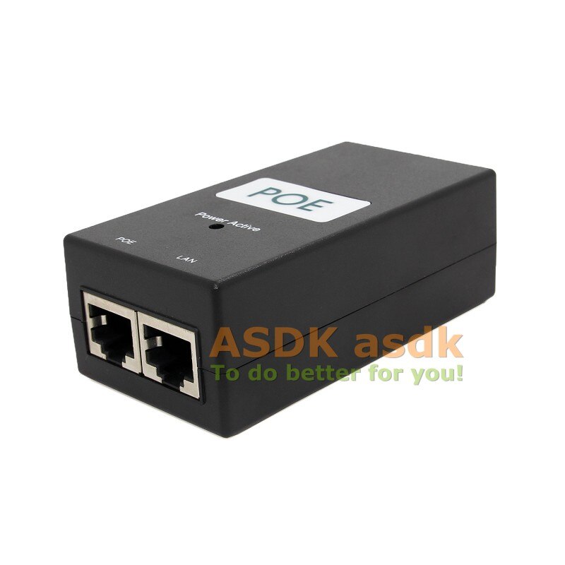 Desktop Poe Injector 10/100Mbps Voeding Uitgang 48... – Vicedeal