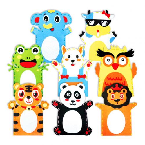 5 Stuks Kid Diy Cartoon Dier Handpop Handgemaakte ... – Vicedeal