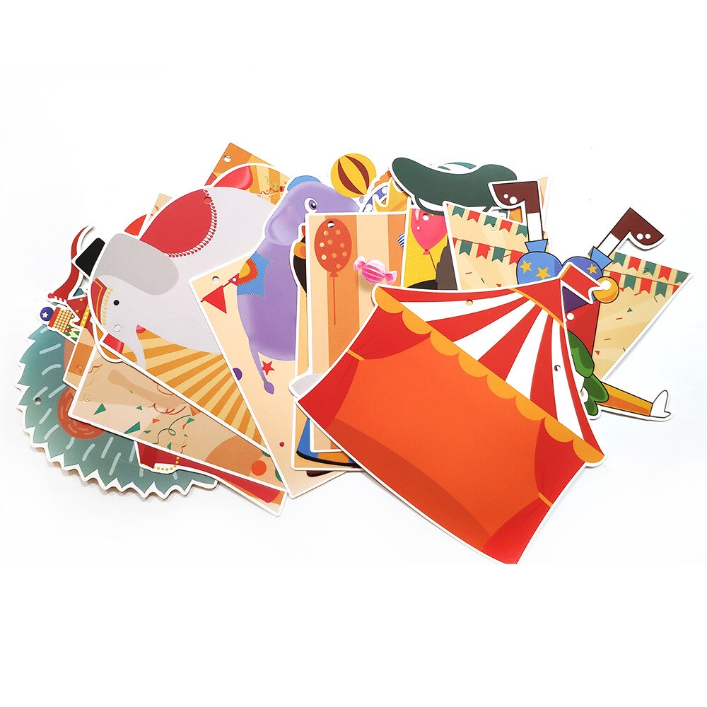 Circus Theme Happy Birthday Banner Birthday Party ... – Grandado