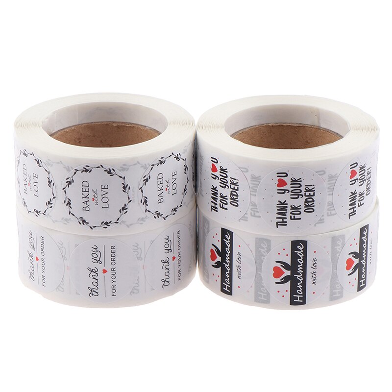 Round Thank You For You Sticker Heart Thanks For S... – Grandado