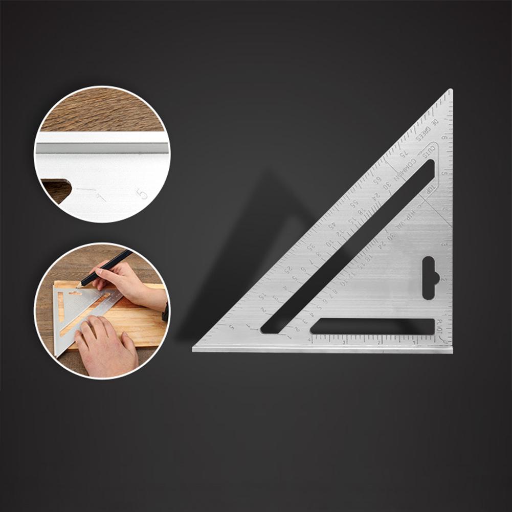 4 Size Metric Triangle Angle Protractor Aluminum A... – Vicedeal