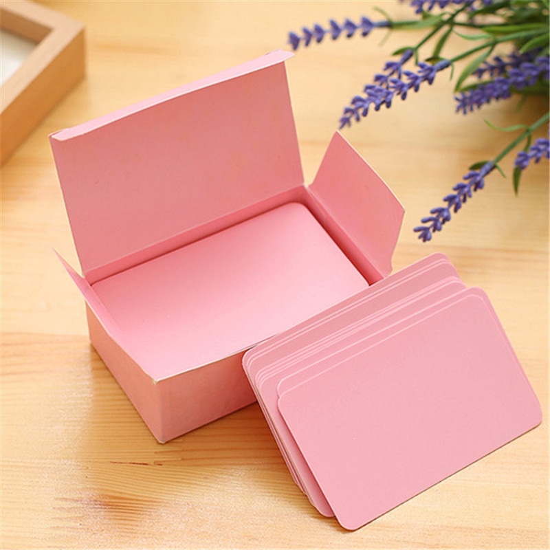 90pcs/ Pink DIY Paper Blank Card DIY Graffiti Word... – Grandado