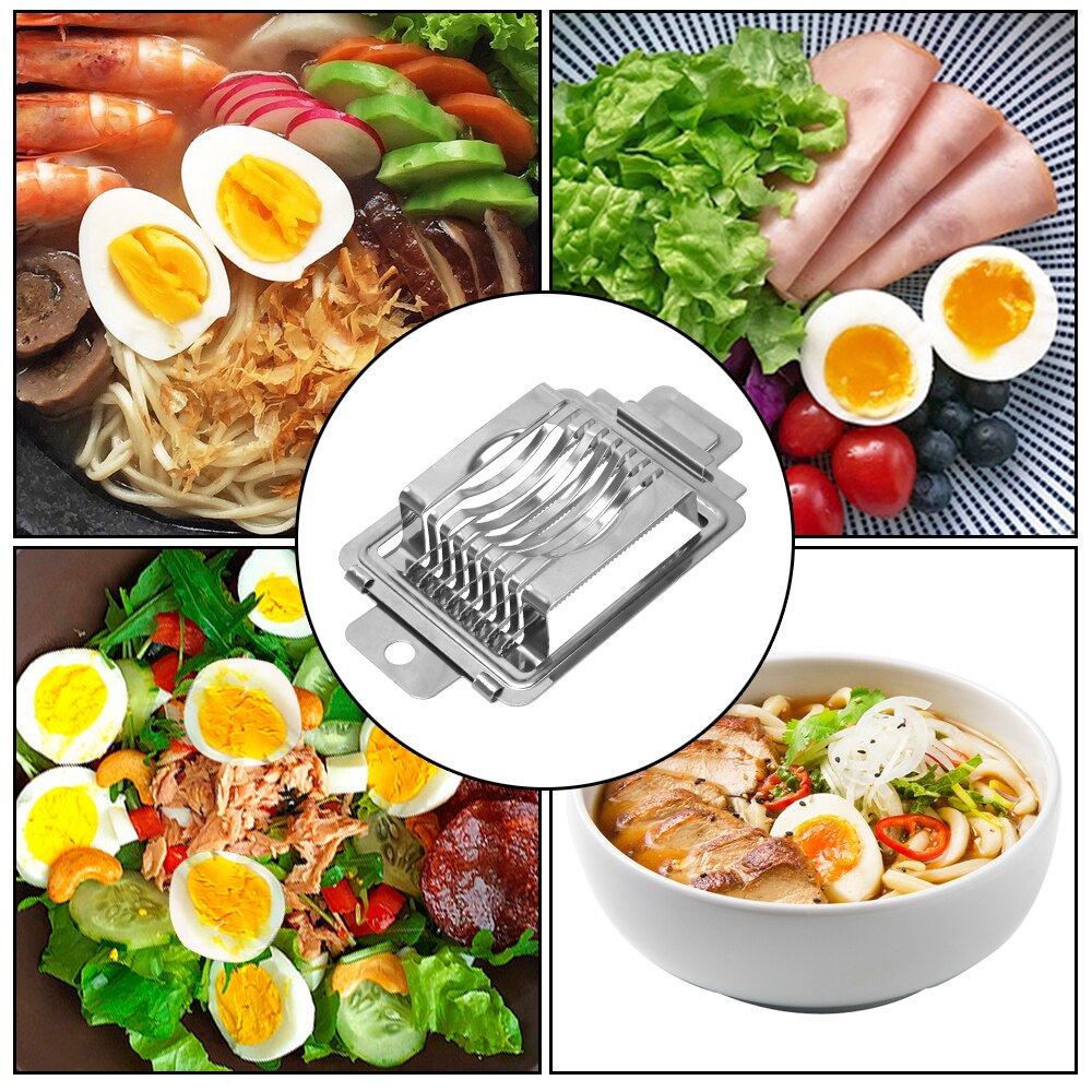 Stainless Steel Boiled Egg Slicer Section Cutter E... – Grandado
