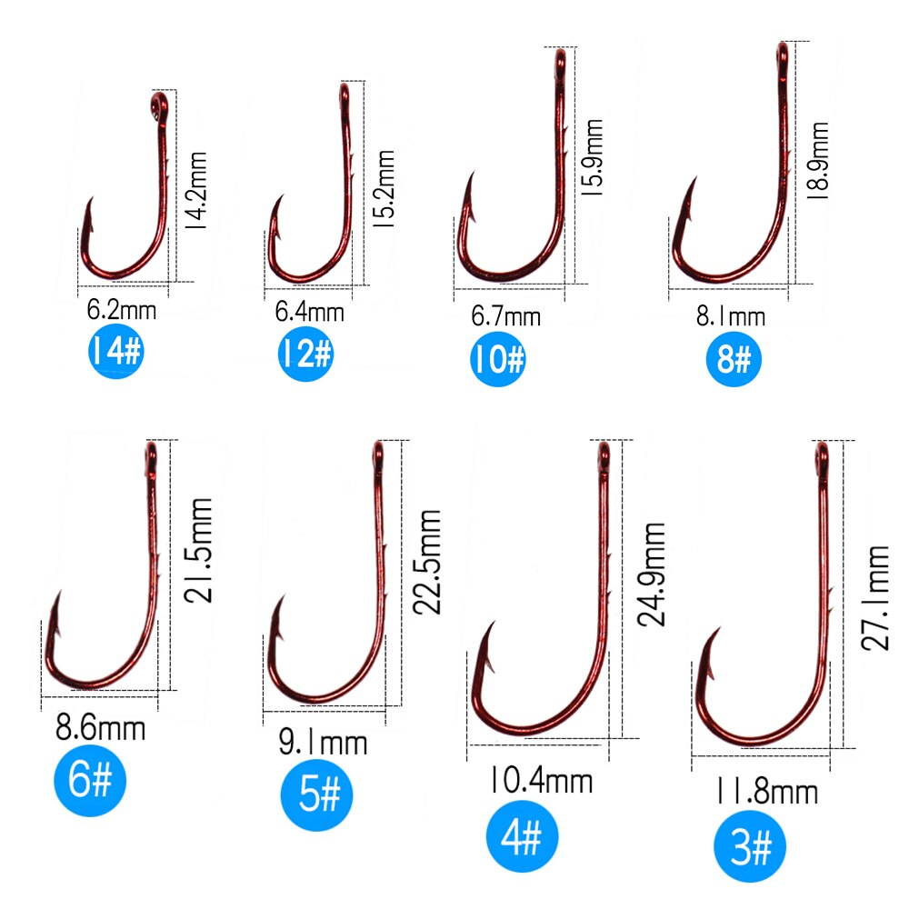 Elllv 20PCS Red Baitholder Fishing Hook Offset Nar... – Grandado