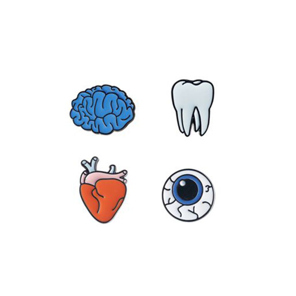 Dental badge clinic Tooth Eye heart Brain kernel T... – Vicedeal