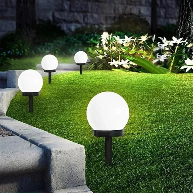 Solar Runde Kugel Licht LED Solar Power Licht Im F... – Vicedeal