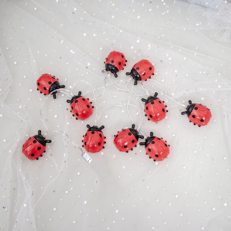 LED Animal Seven-star Ladybug Light String Beetle ... – Grandado