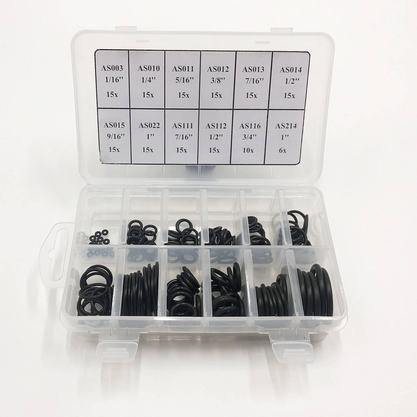 166Pcs Duiken O-Ring Kit Fkm 90 Shore 12 Maten 90 ... – Grandado