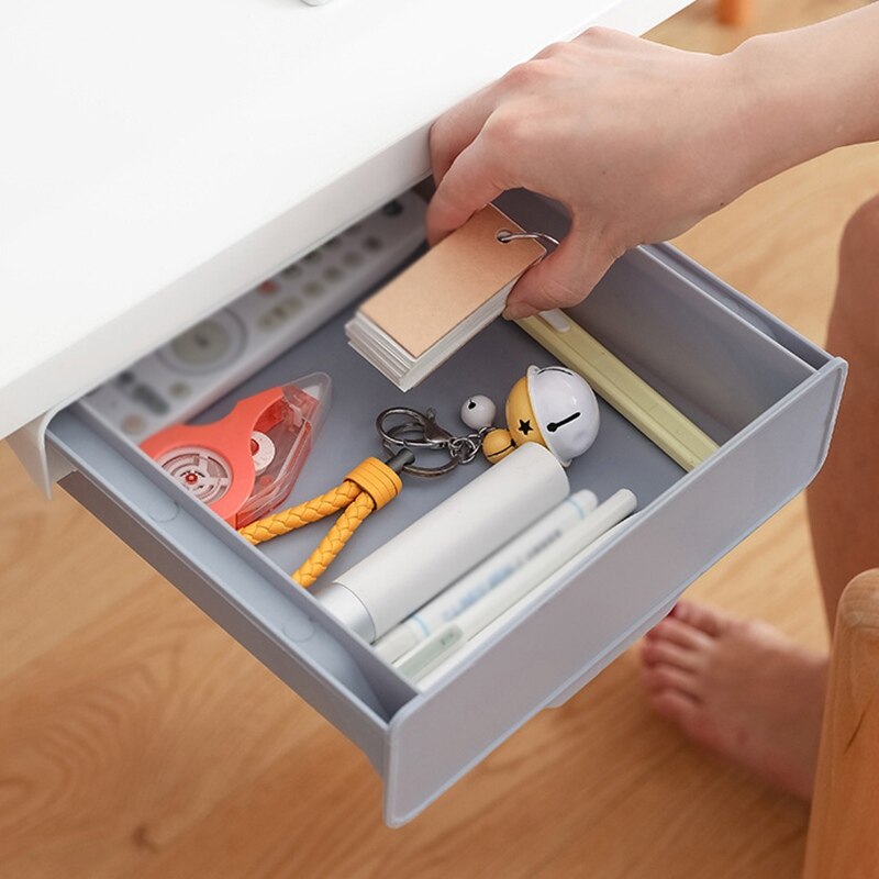 Kitchen Storage Drawer Box Self Stick Pencil Tray ... – Vicedeal