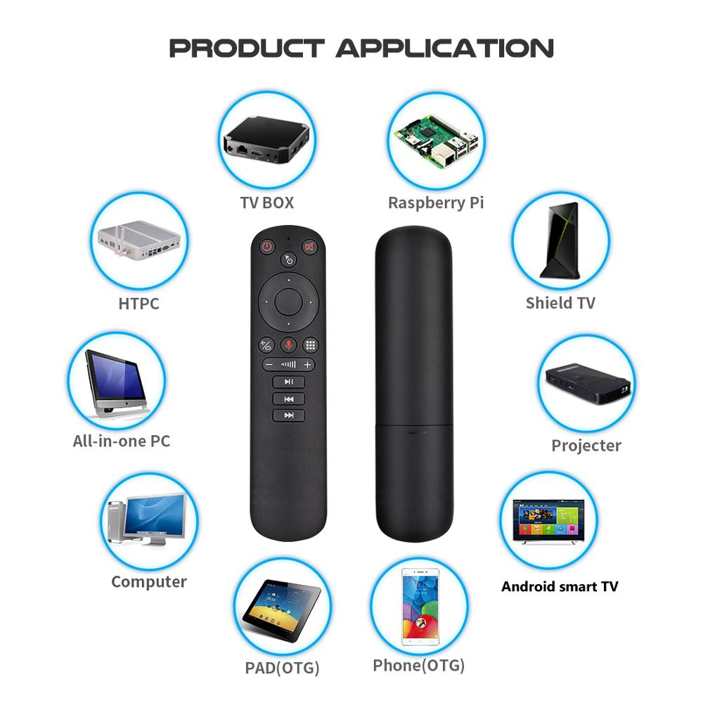 VONTAR G50S Voice Remote Control Gyroscope Air Mou... – Grandado