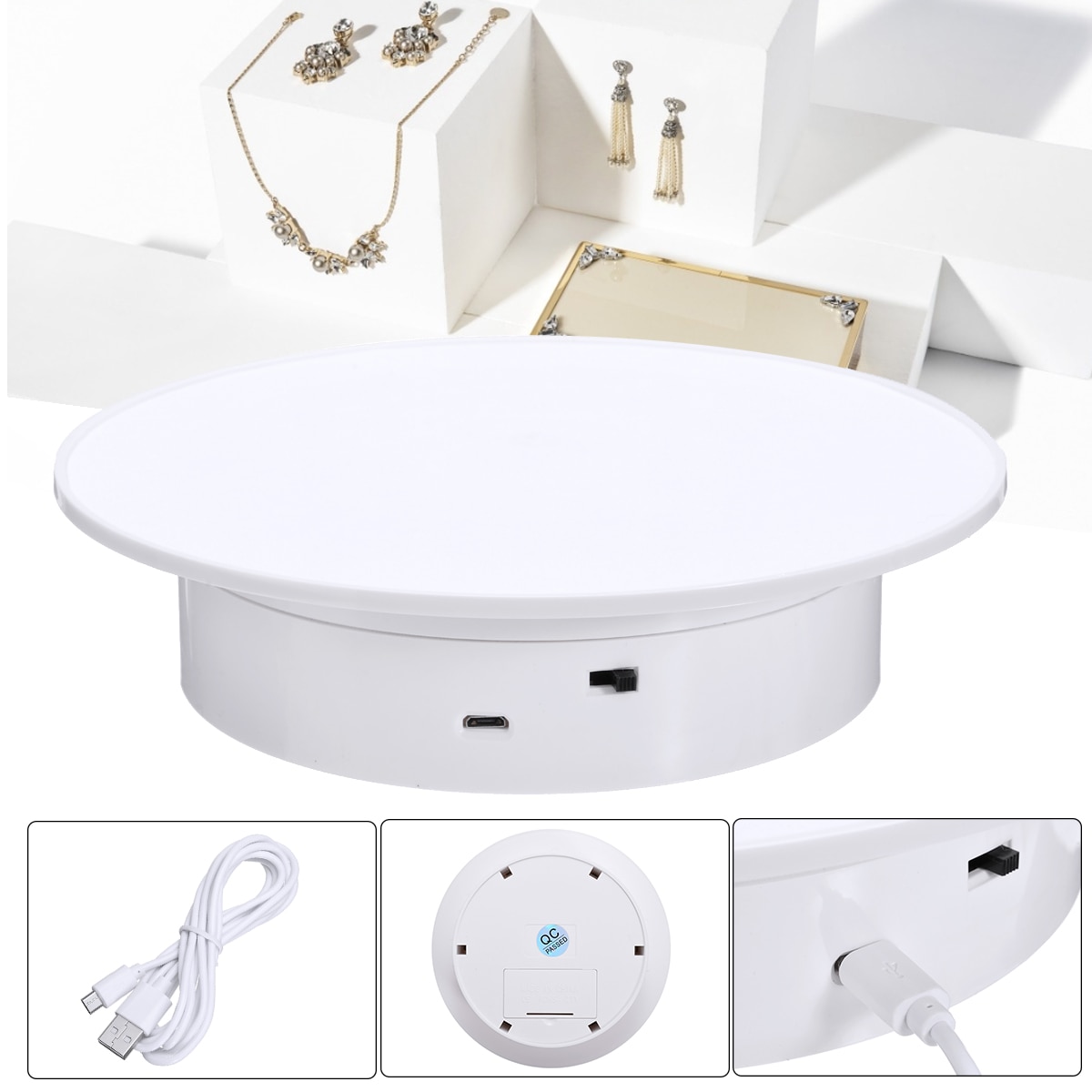 360 Graden Elektrische Draaitafel Roterende Displa... – Grandado