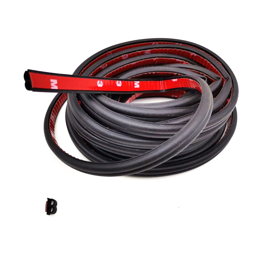 5M Universal B Shape Car Door Edge Rubber Weather ... – Grandado