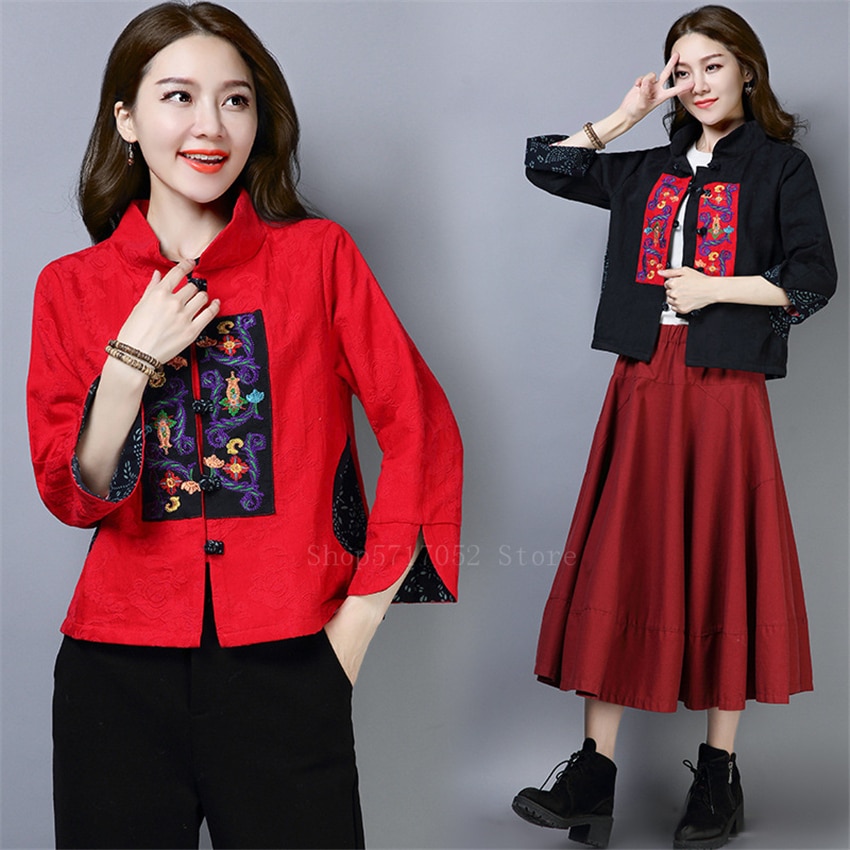 Oriental Wu Tang Suit Top Chinese Style Ethnic Tra... – Grandado Oriental Wu Tang Suit Top Chinese Style Ethnic Tra... – Grandado