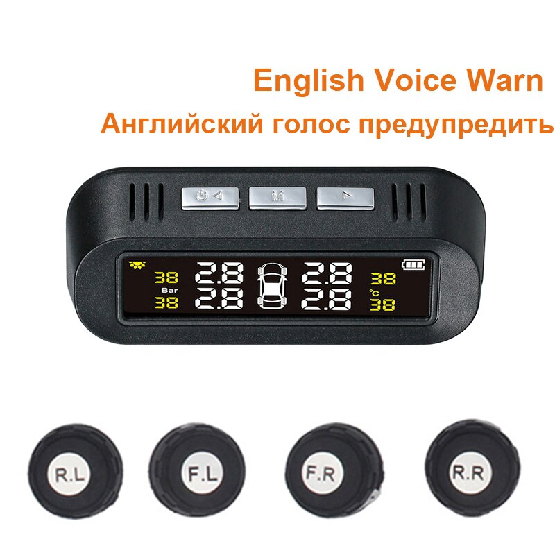 Tpms Solar Power Universal,Wireless Tire Pressure ... – Vicedeal