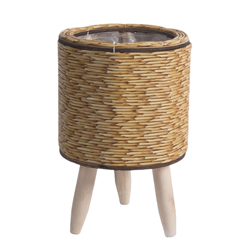 Rattan Plant Basket Indoor Handwoven Plant Pots fo... – Grandado