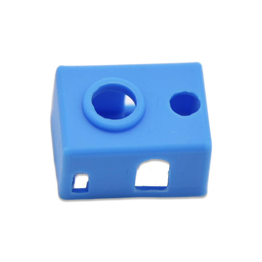 V6 Heater Block Plated Copper Brass Pt100 3d Print Grandado