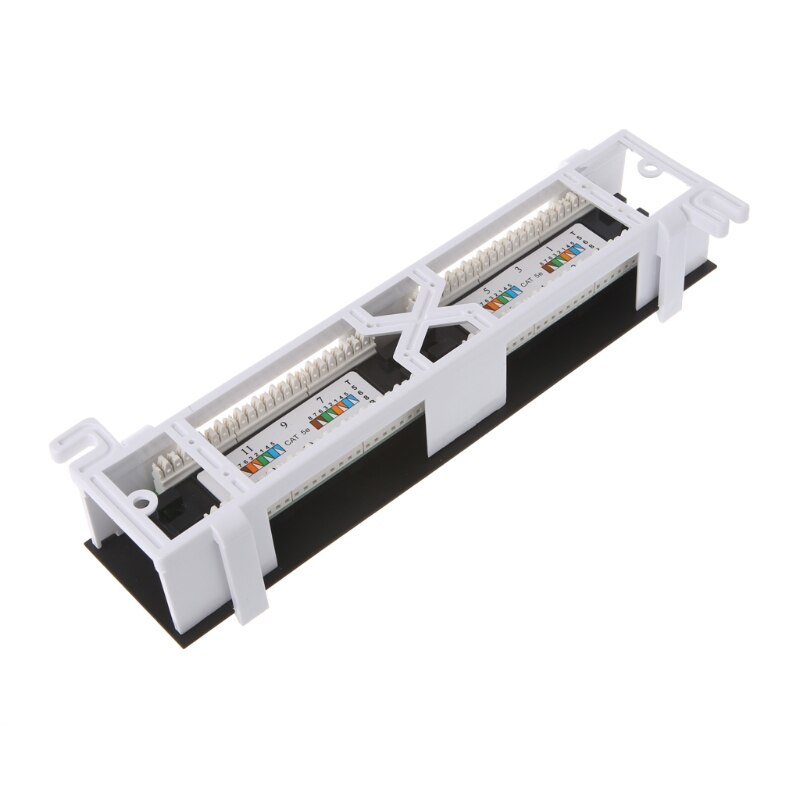 12 Port CAT5 CAT5E Patch Panel RJ45 Networking Wal... – Grandado