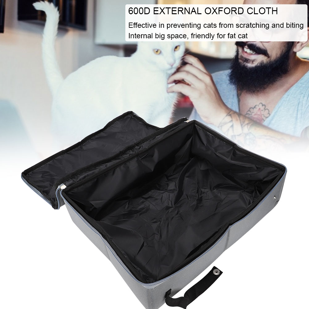Waterproof Folding Cat Litter Box Portable HomeOut... – Grandado