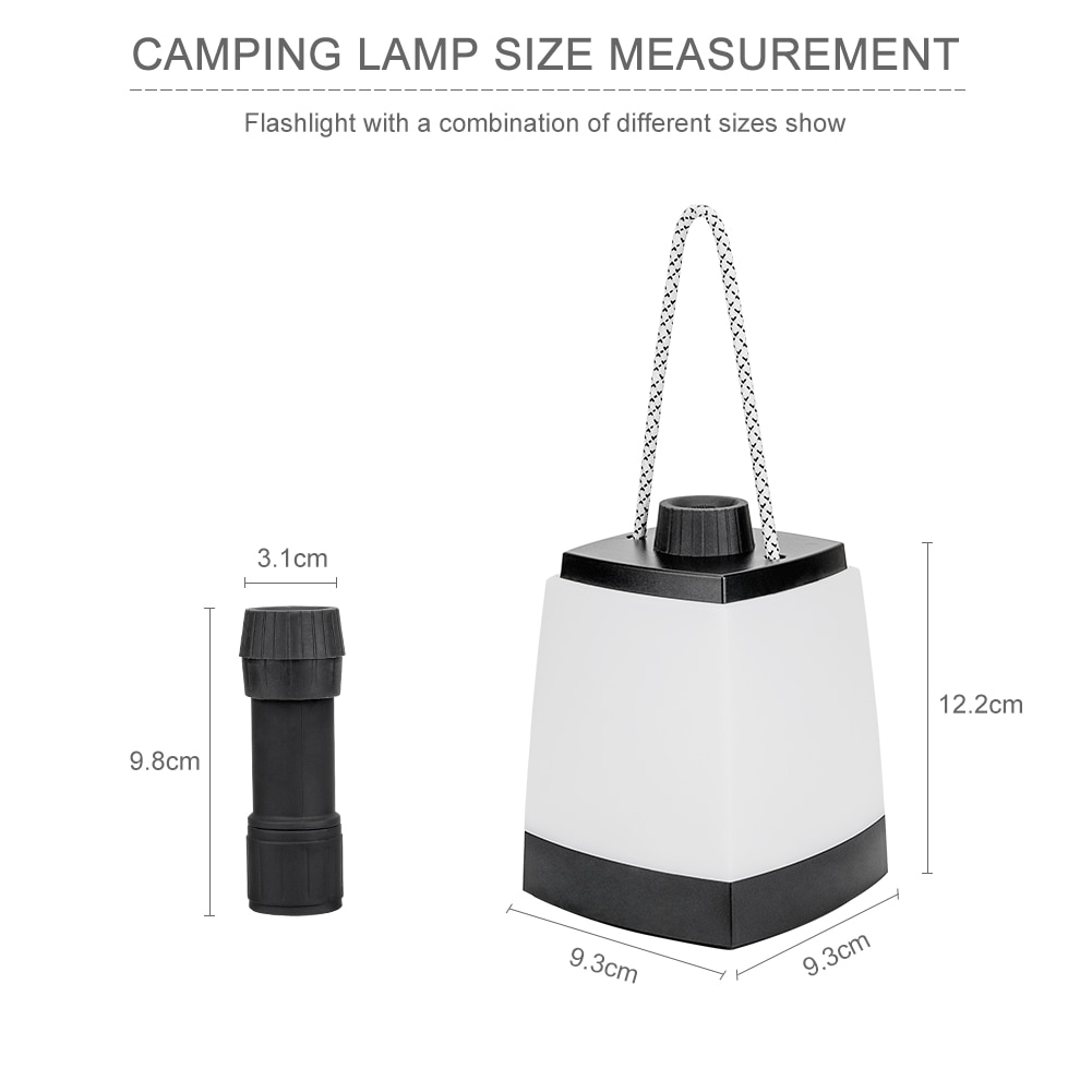 Mini COB LED Portable Lantern Torch 2 in 1 Tent La... – Grandado