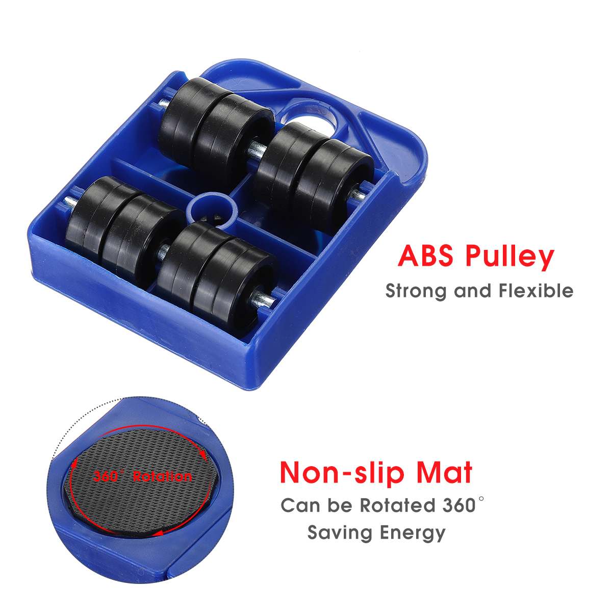 5Pcs Slides Meubels Lifter Mover Roller Set Vervoe... – Grandado