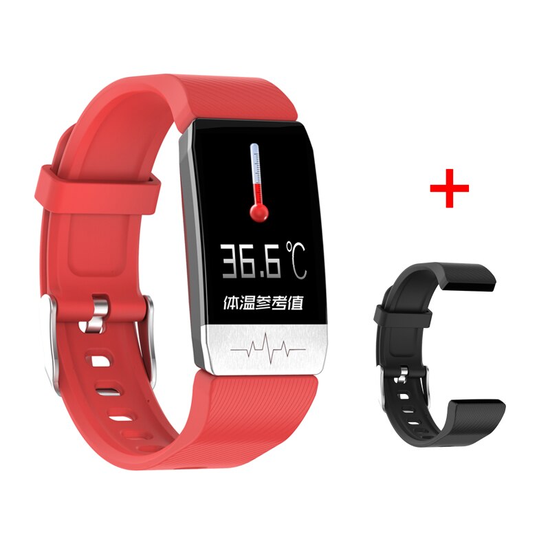 Temperature Measure Smart Band Weather Display ECG... – Grandado