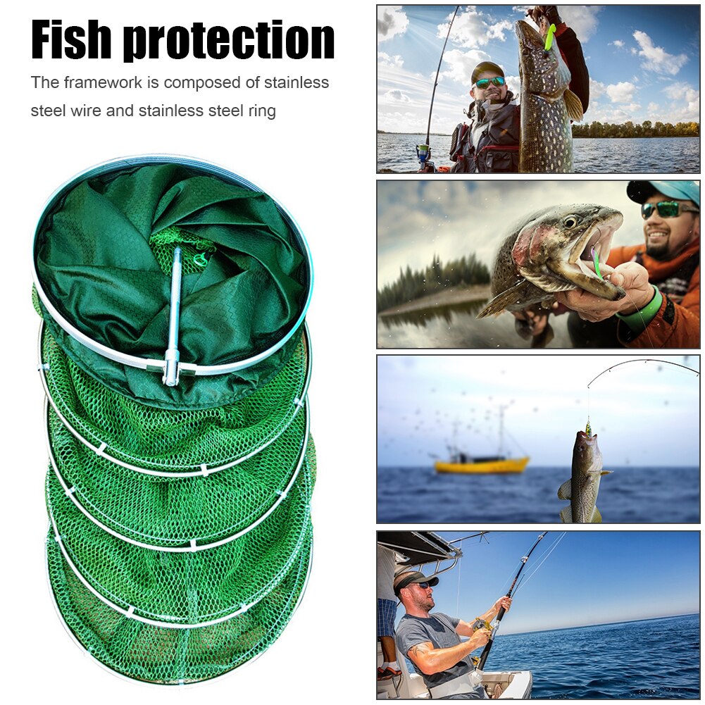 Stainless Steel Fish Net Fish Trap Fish Mouth Prot... – Grandado