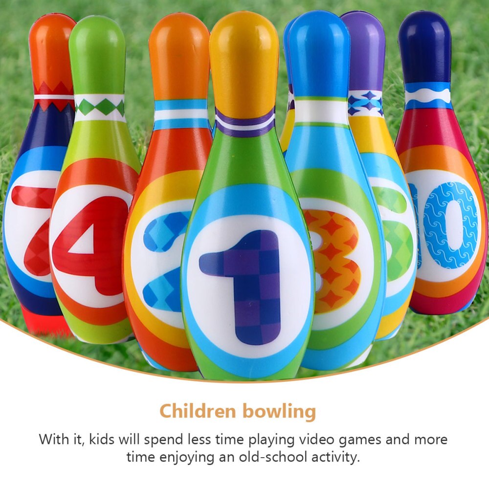 1 Set Large PU Solid Bowling Ball Kit Practical Du... – Grandado