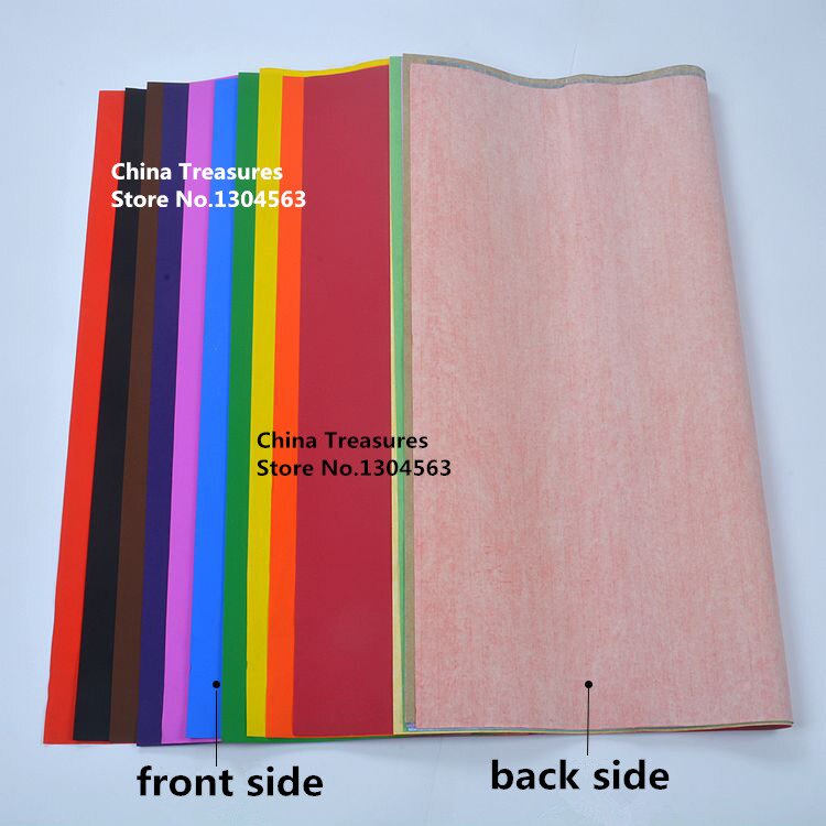 69cm*138cm*10sheets Chinese Colorful Rice Paper Pa... – Grandado