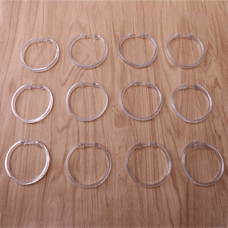 Bathroom plastic curtain ring, tough and durable. ... – Vicedeal