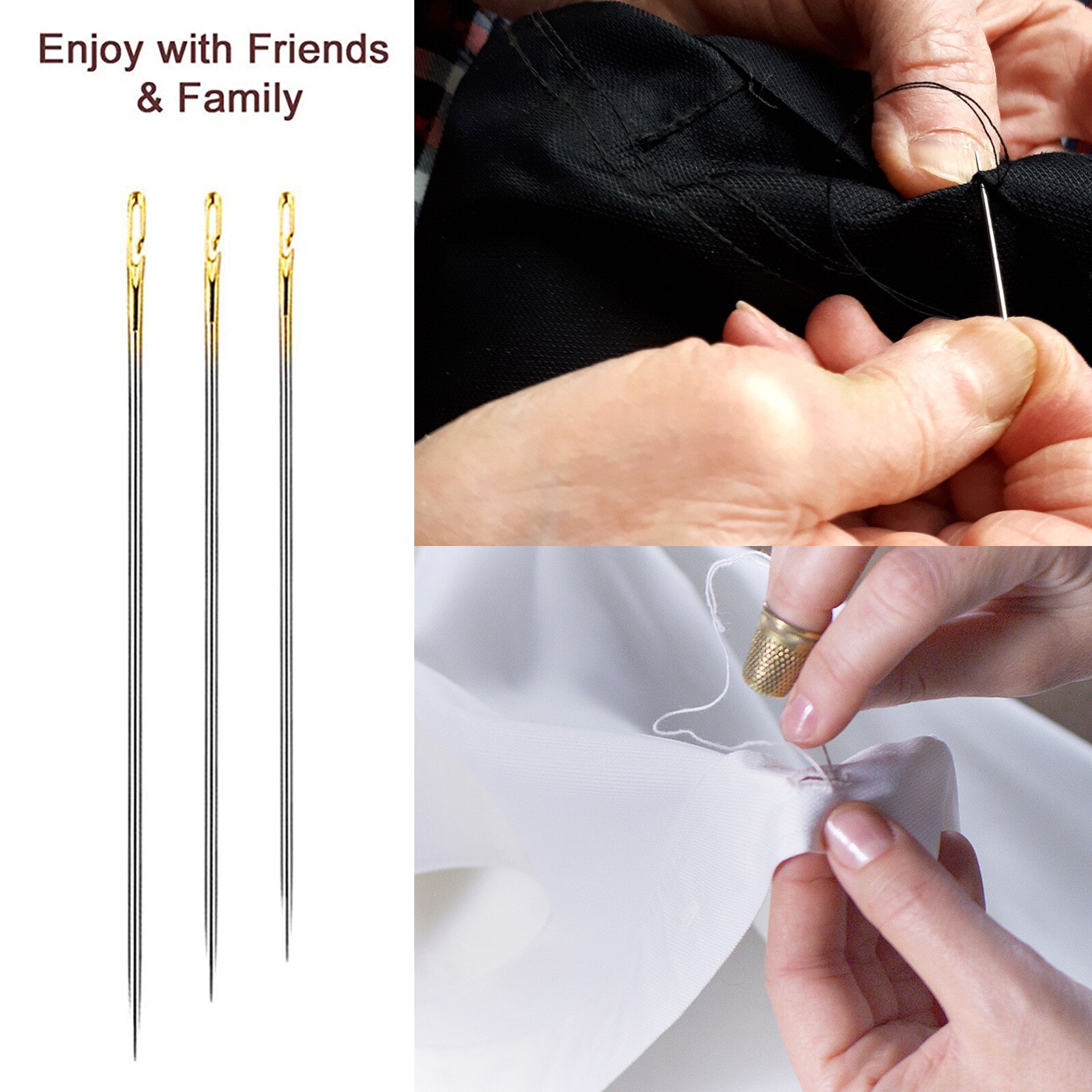 Zelftappende Naald 36Pcs Naald Threader Voor Bordu... – Grandado