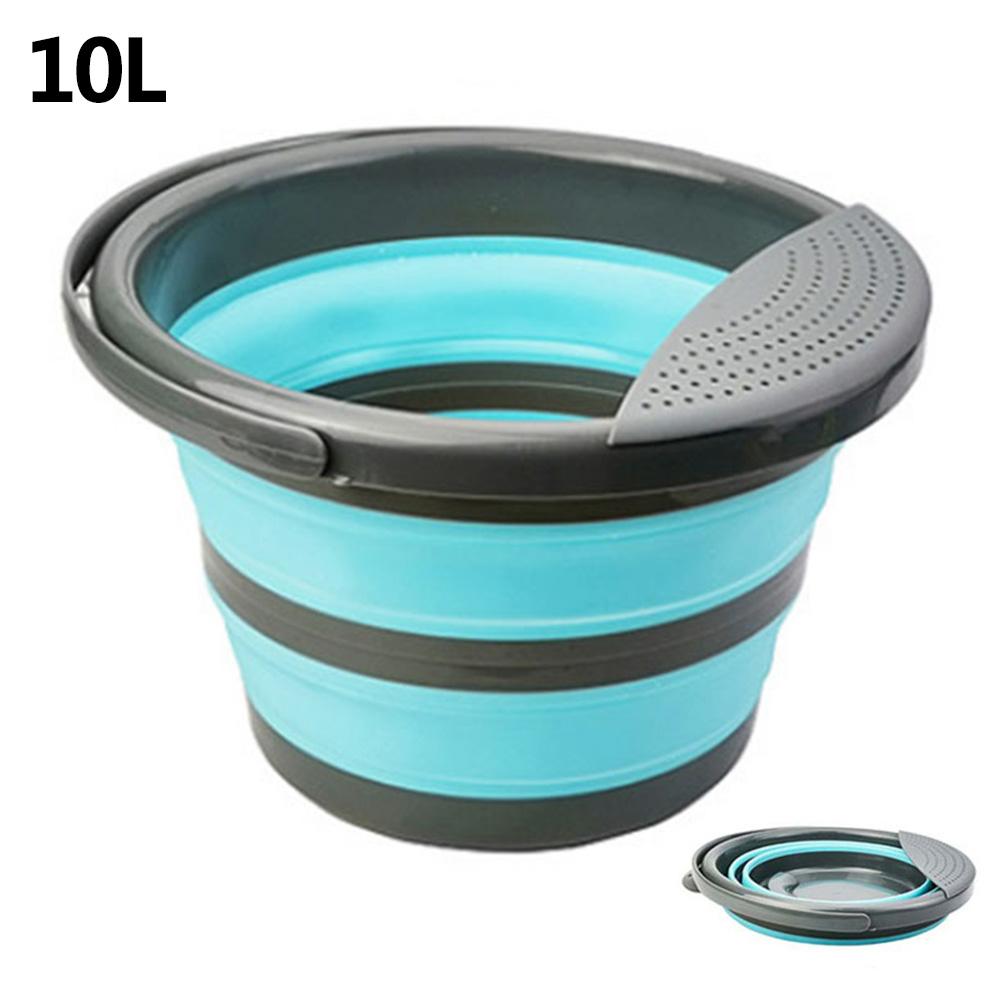 L Folding Bucket With Collapsible Plastic Foldable... – Vicedeal
