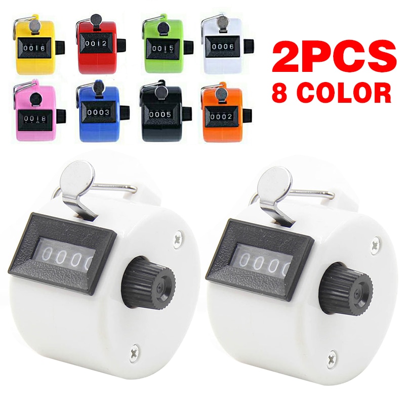 4 Digit Number Counters Plastic Shell Hand Finger ... – Vicedeal