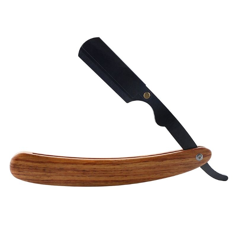Vintage Manual Shaving Razor Wood Handle Straight ... – Grandado
