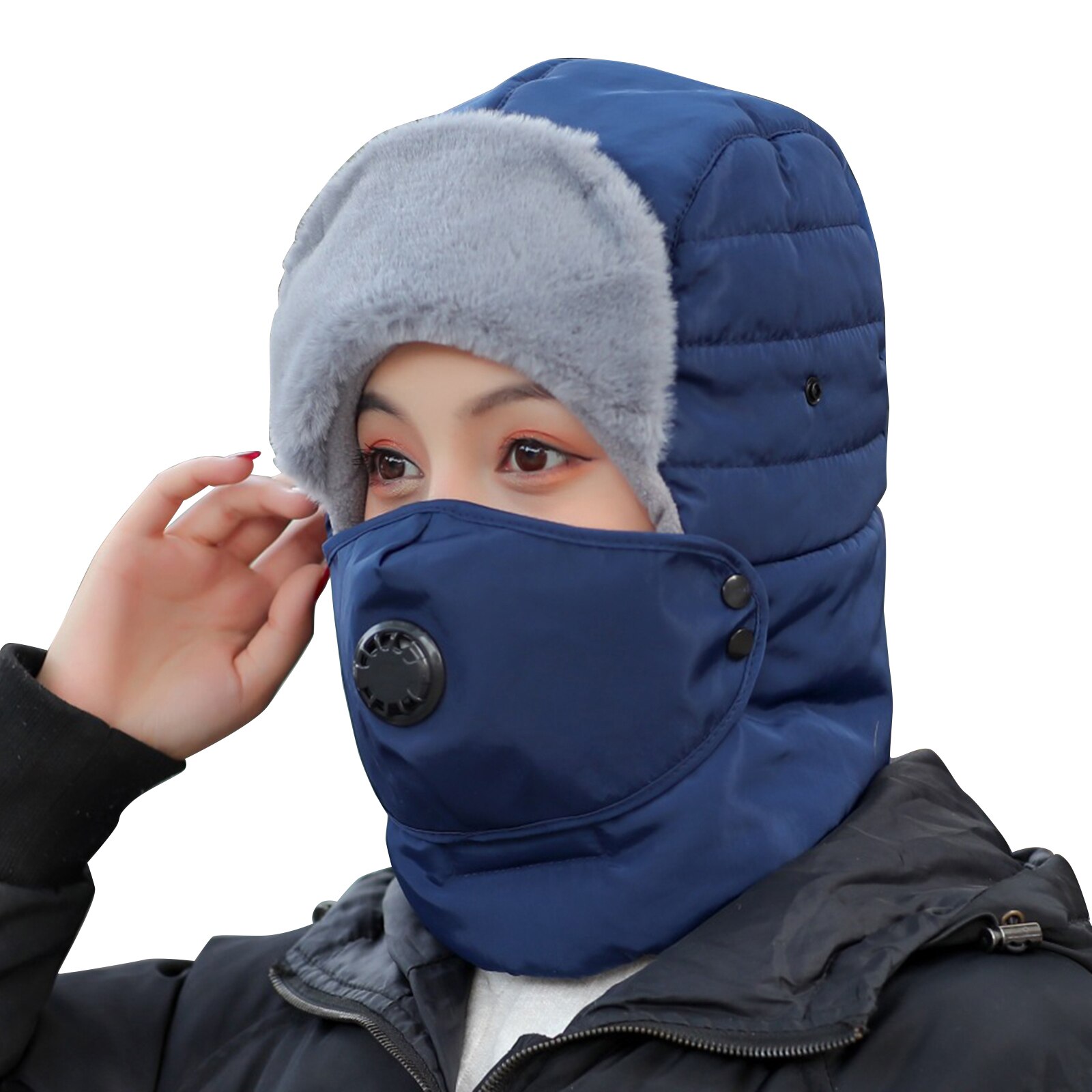Unisex Full Head Warm Hat Breathing Valves Face Co... – Vicedeal