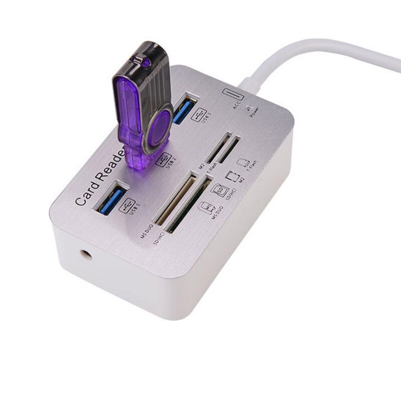 Y5GE High Speed USB Hub with MS/SD/M2/Tf Card Read... – Grandado