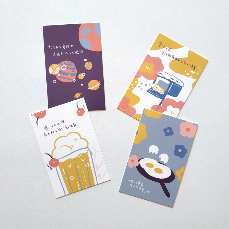 28 Sheets/Set Happy Mind Memo Series Lomo Card Min... – Vicedeal