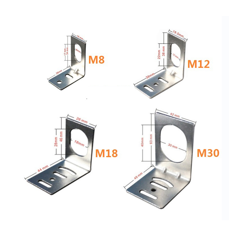 Proximity Switch Bracket M8 M12 M18 M30 L Type Sen... – Grandado