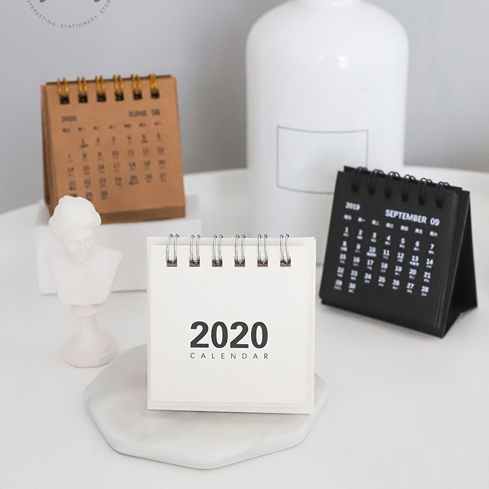 Year Calendar Simple Mini Table Simple Desktop Coi... – Grandado