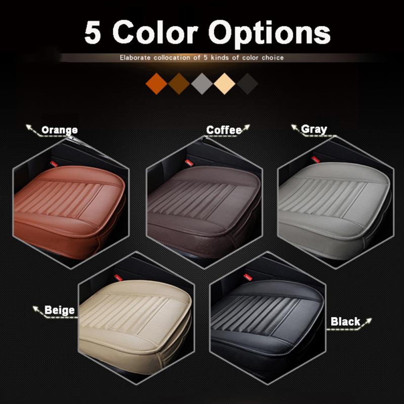Car Front Seat Cushion Auto Seat Pad PU Leather Se... – Grandado
