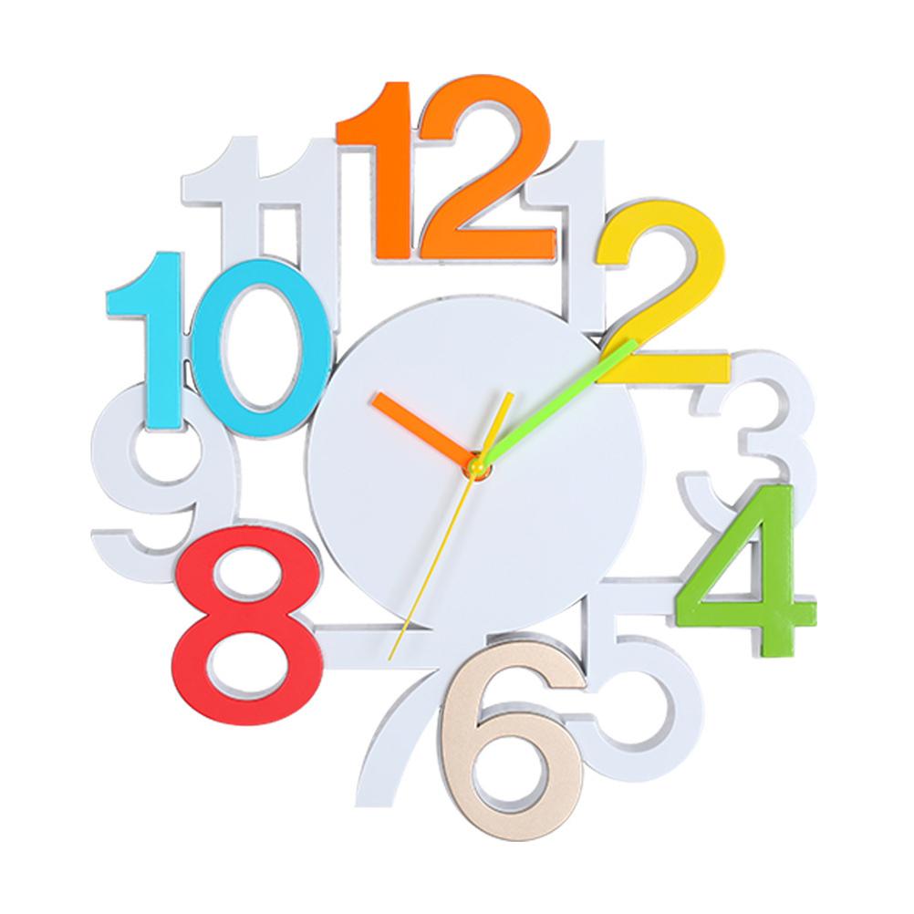 Hanging Clock Wall Decoration 3D Digital Wall Cloc... – Vicedeal