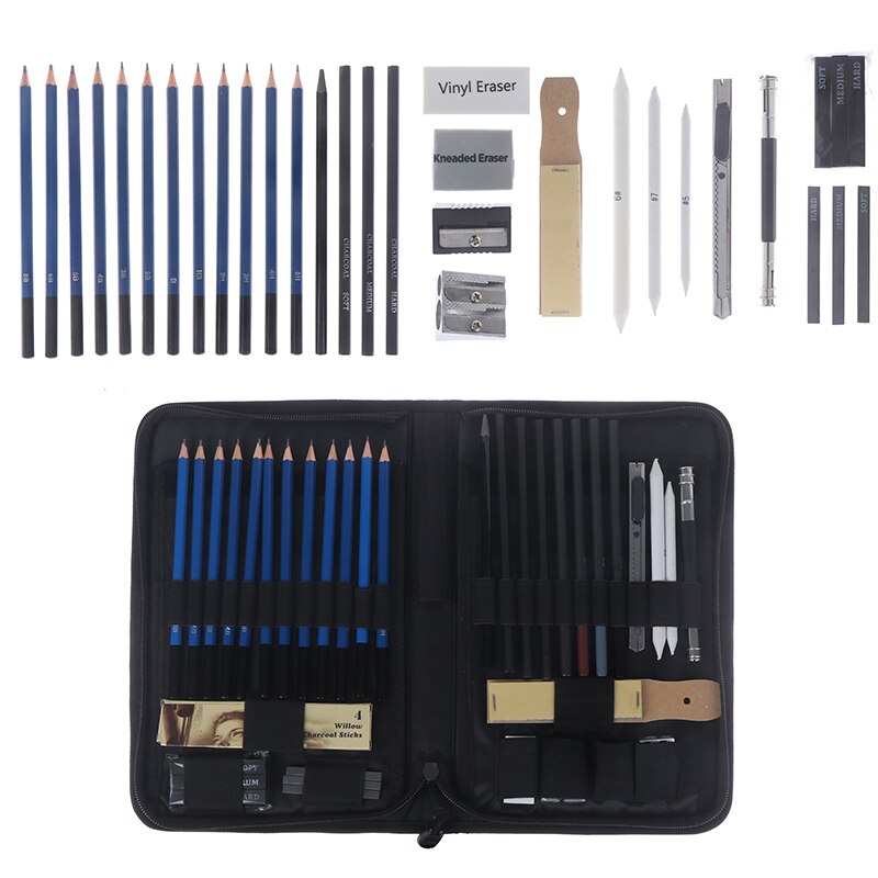 Professionele Kunst Set 33 Pcs Tekening Schetsen S... – Grandado