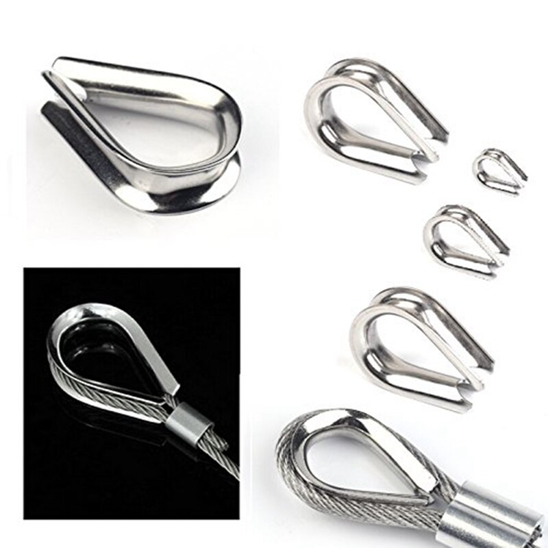 M10 Stainless Steel Thimble, 10 Pack, For 3/8 Inch... – Grandado