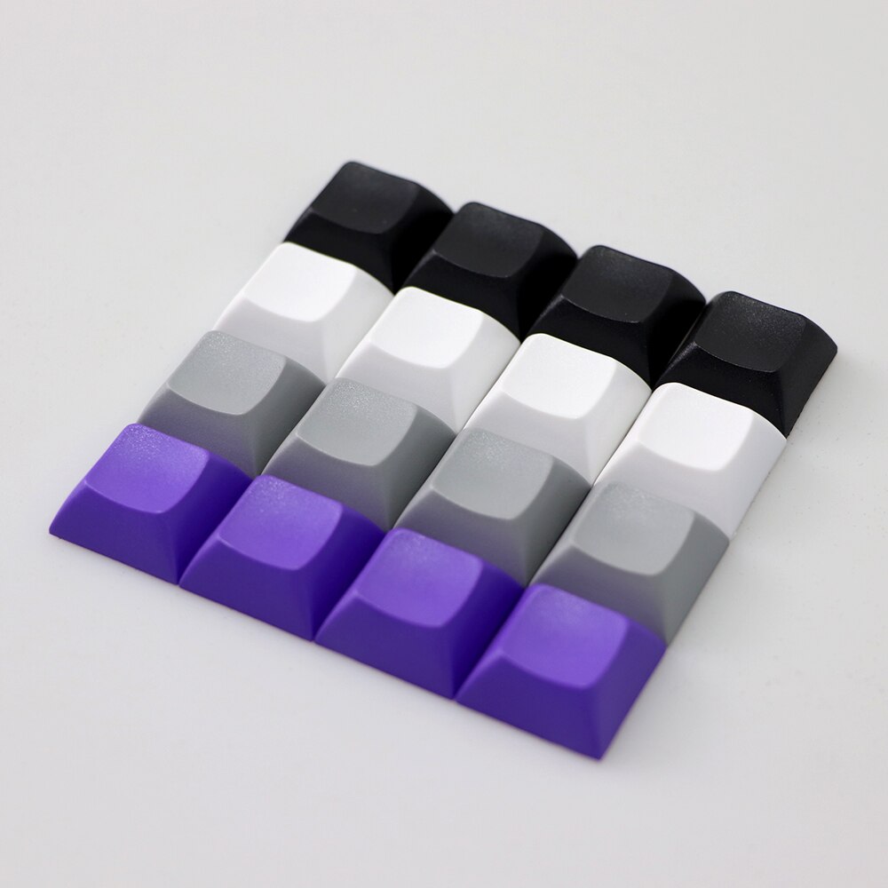 Pbt blind point dsa keycap 1u blandede farver sort... – Vicedeal