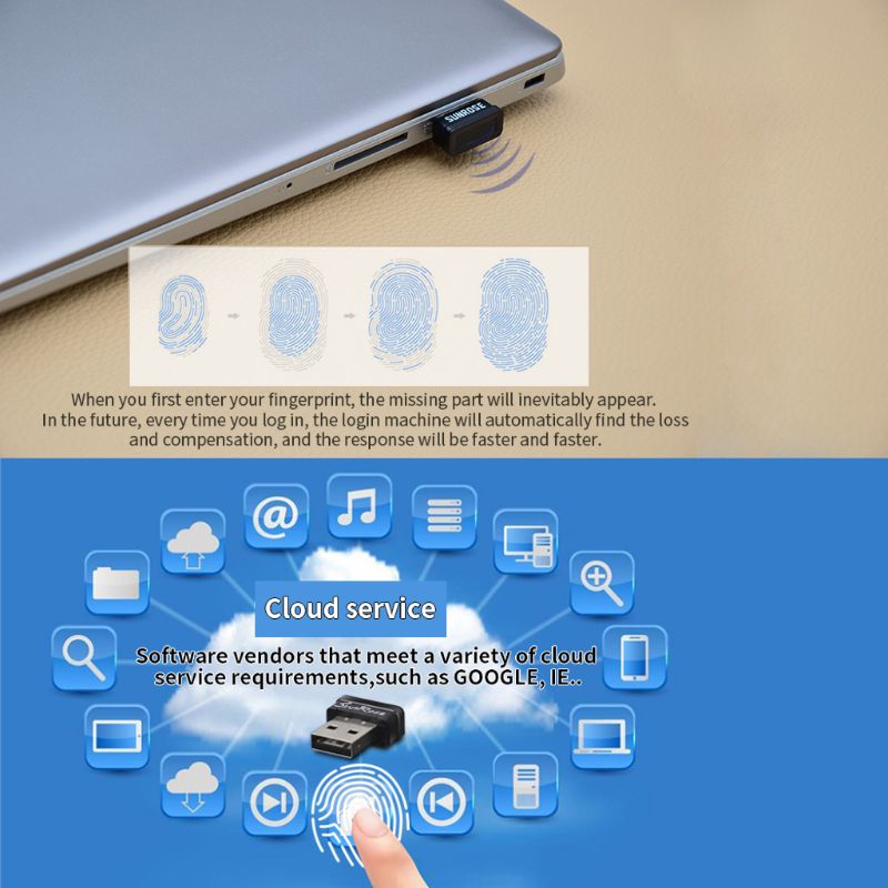 Fingerprint Reader Security Login Key Lock Touch S... – Grandado