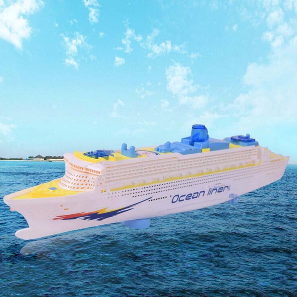 Kids Colorful Ocean Liner Ship Boat Electric Flash... – Grandado