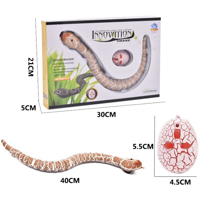 RC Snake 16" Simulation Rattlesnake 6 Colors IR In... – Vicedeal
